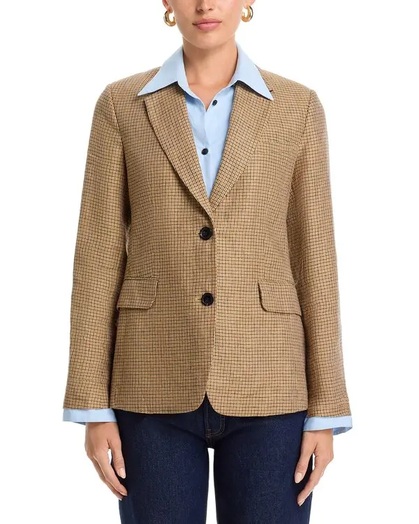 Rag & Bone Frank Poplin Plaid Blazer