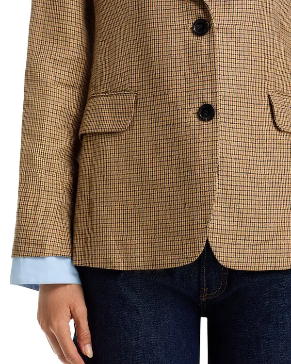 Rag & Bone Frank Poplin Plaid Blazer