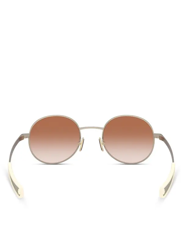 Moncler Centro Oval Sunglasses, 50mm