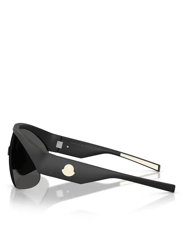 Moncler Myrr Oval Sunglasses - Rubber Black
