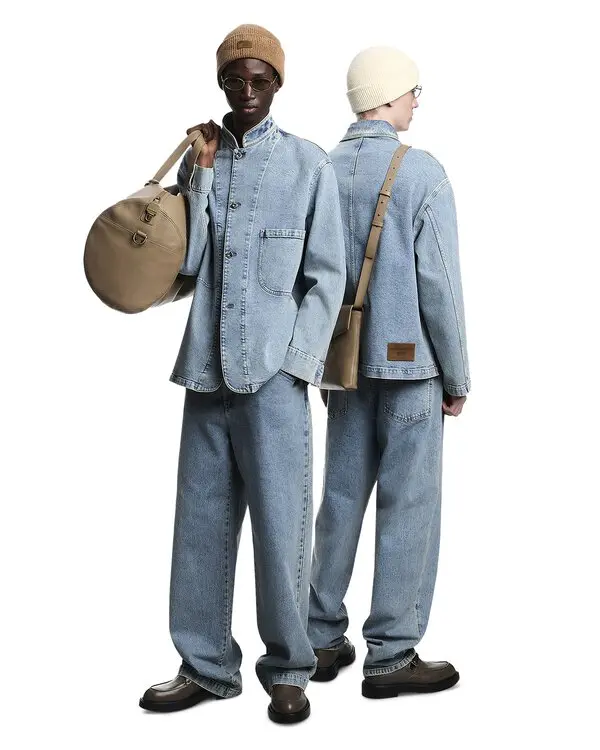 Emporio Armani Blouson Denim Jacket - Solid Light