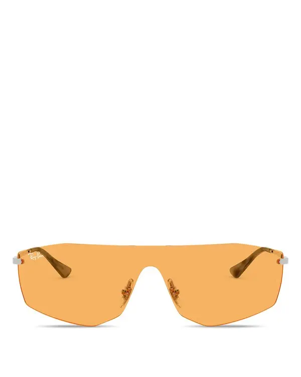 Ray-ban Shield Sunglasses, 141mm - Silver/yellow