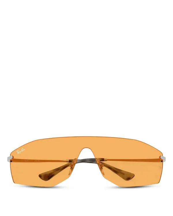 Ray-ban Shield Sunglasses, 141mm - Silver/yellow