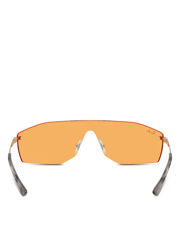 Ray-ban Shield Sunglasses, 141mm - Silver/yellow