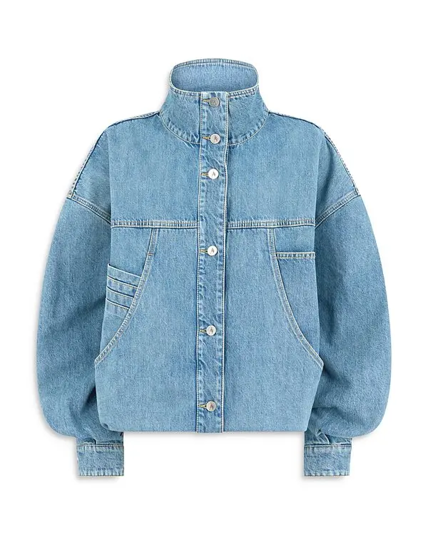 Attico Denim Bomber Jacket