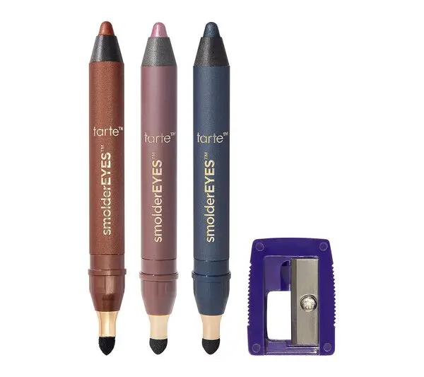 TARTE Smoldereyes Waterproof Shadow Liners Trio & Sharpener - One-color