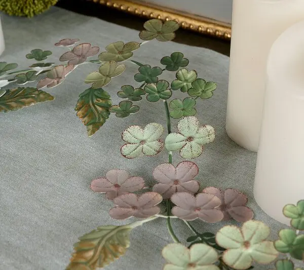 HOME REFLECTIONS 4' Metal Hydrangea Garland