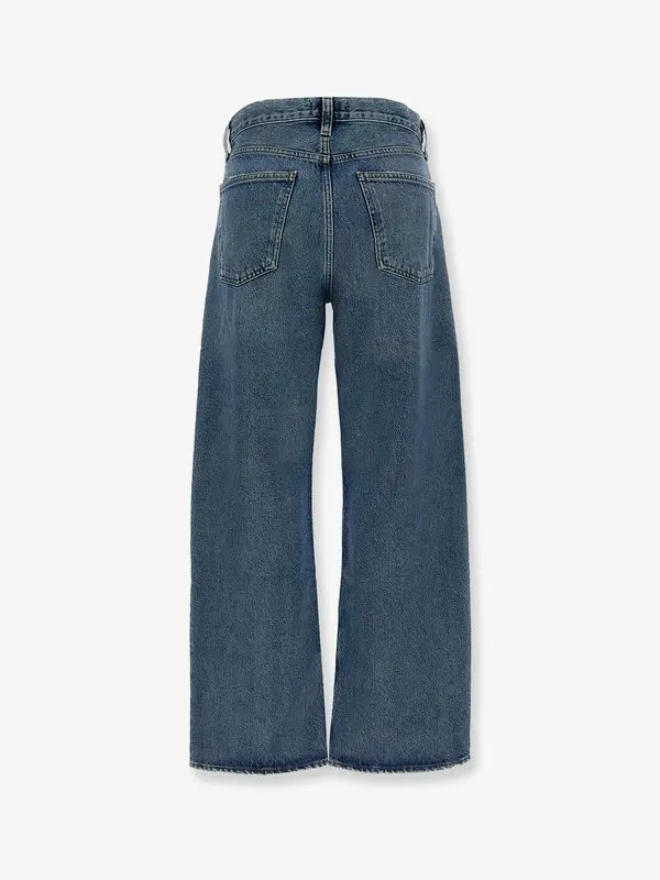 AGOLDE Regenerative Cotton Jeans With Distressed Details