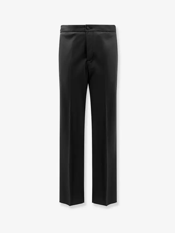 HEVO Torre Chianca Wool Blend Trousers - Black