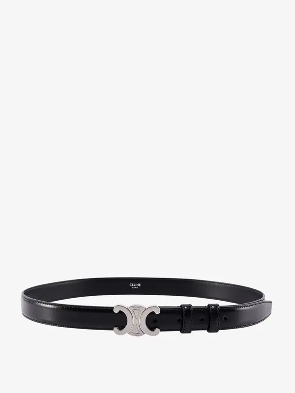 Celine Leather Belt - Black