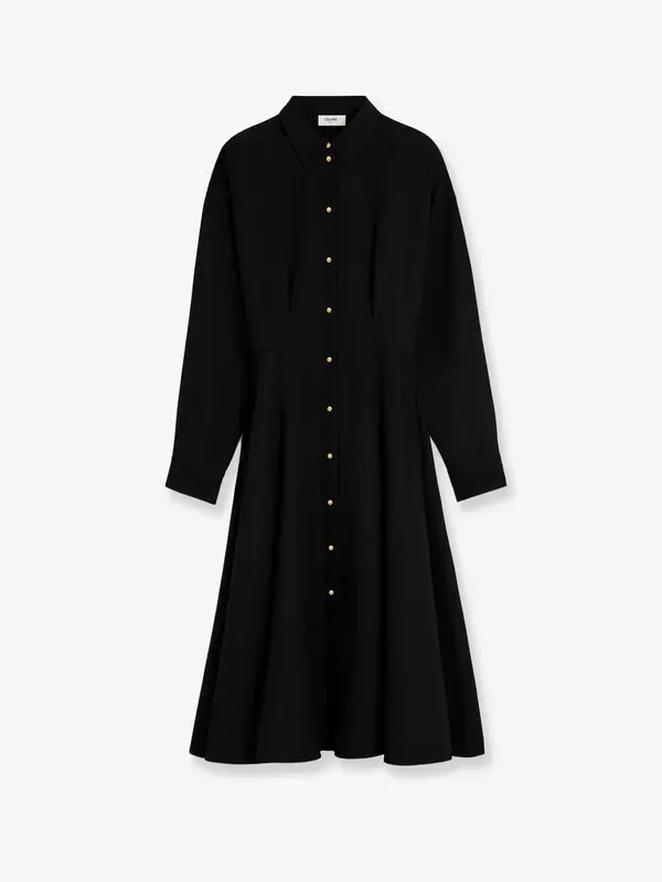Celine Wool Chemisier Dress