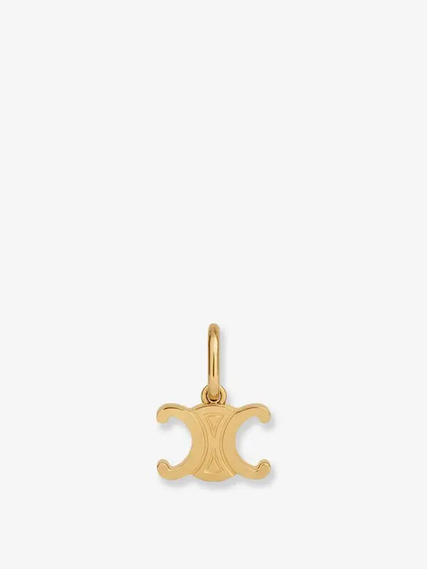 Celine Triomphe Brass Charm - Gold