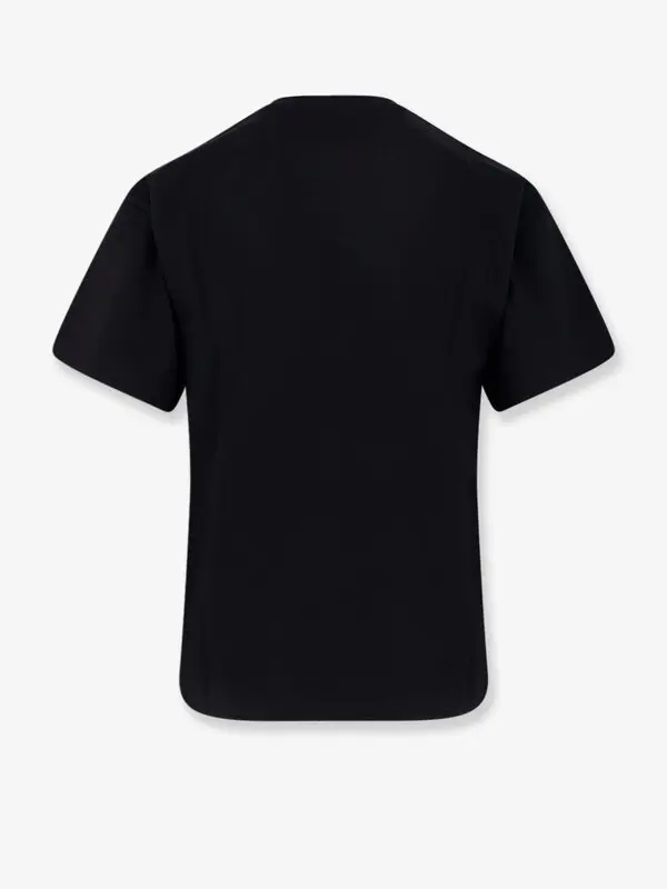 Celine Cotton Tshirt With Contrasting Logo On The Front