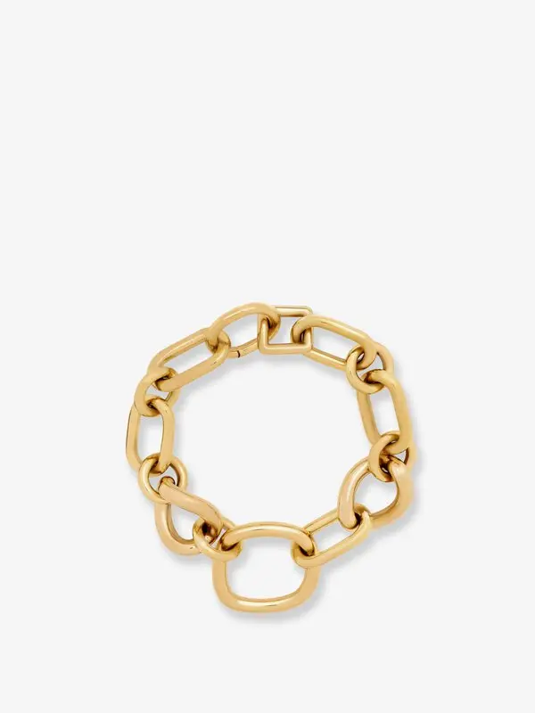 Celine Charms Modern Brass Bracelet - Gold