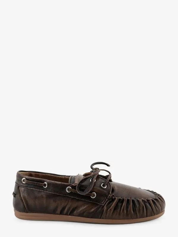 ALOHAS Usedeffect Leather Loafers - Brown
