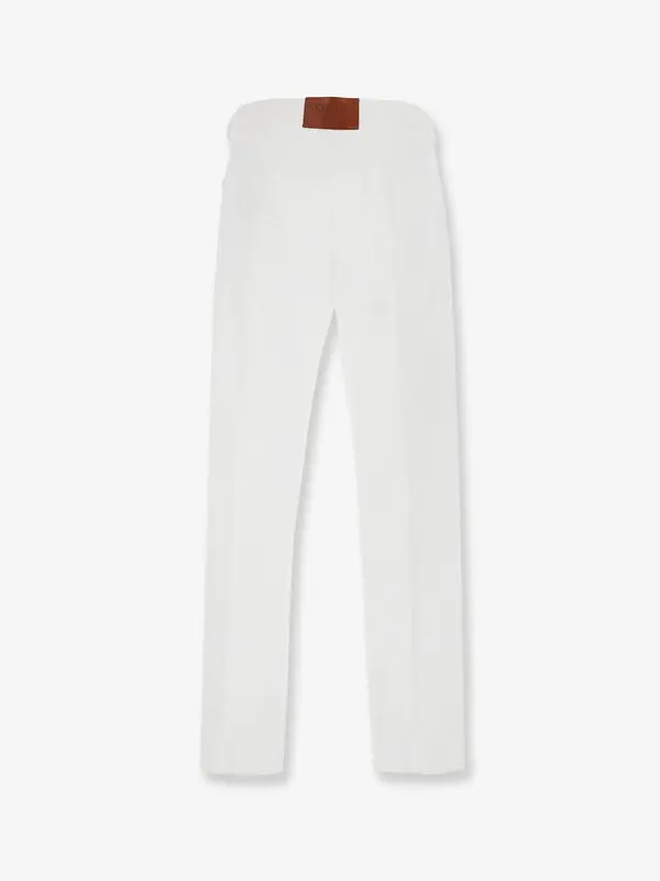 Celine Boyfriend Cotton Trousers