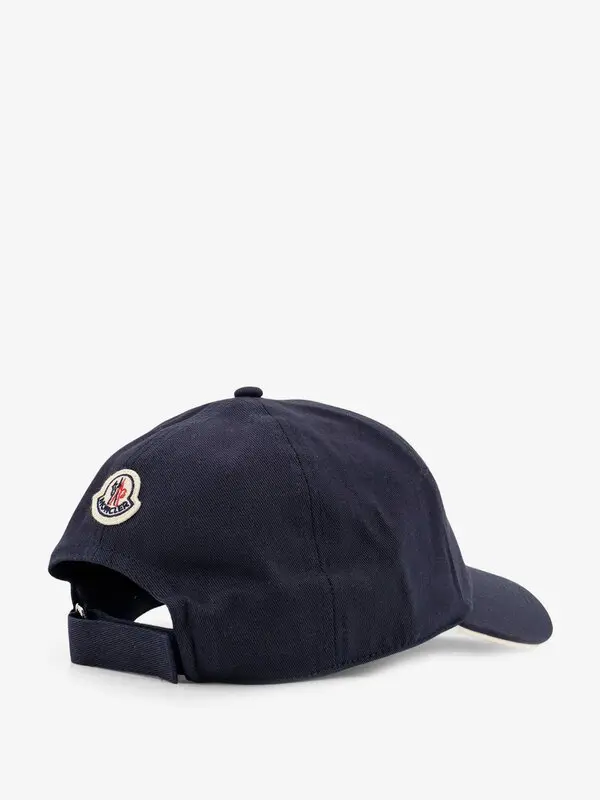 Moncler Cotton Baseball Cap - Blue
