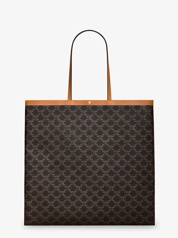 Celine Triomphe Fabric Shopper Bag