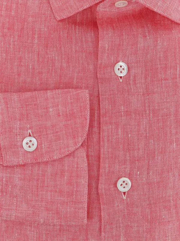 NUGNES 1920 Linen Shirt - Blue