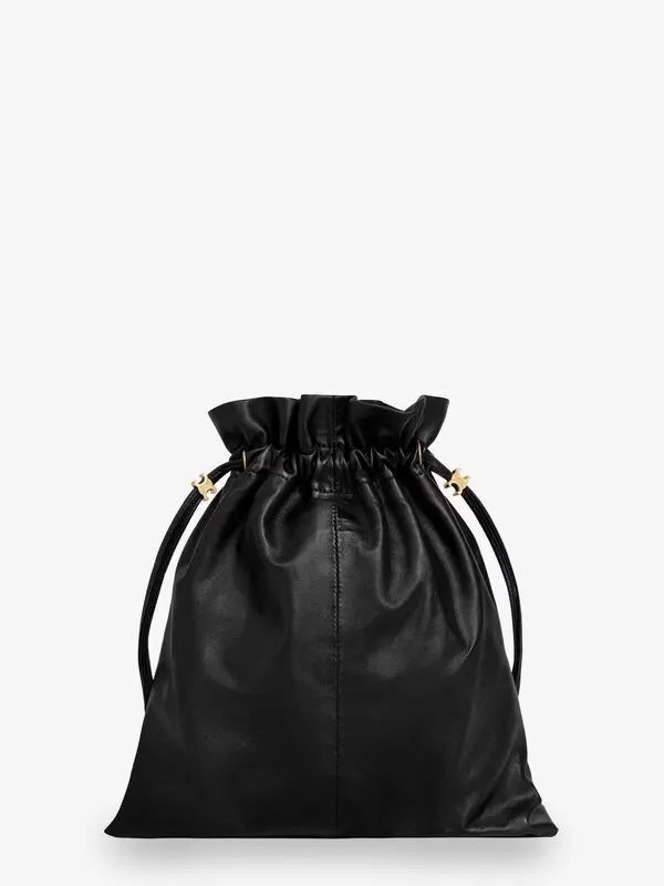 Celine Leather Crossbody Bag - Black