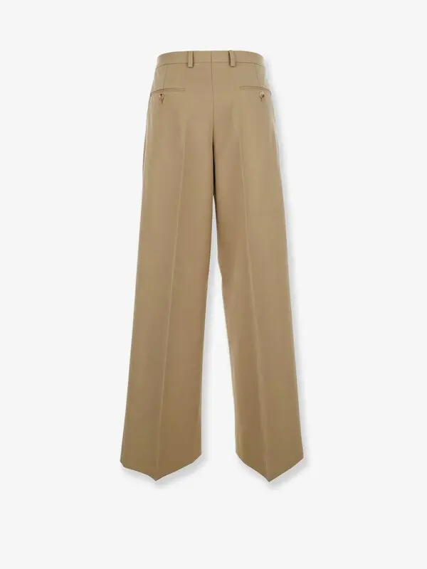 Celine Wool And Cotton Trousers