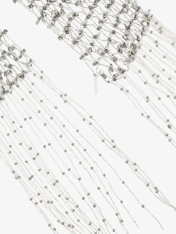 Dries Van Noten Scarf Necklace - Silver