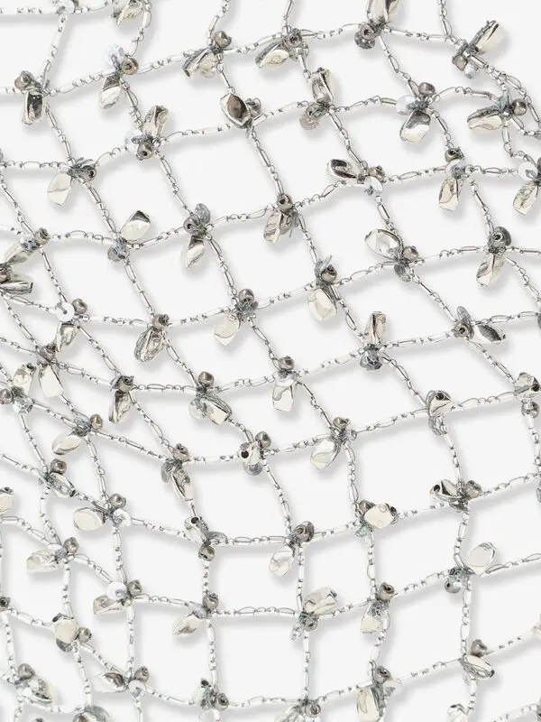 Dries Van Noten Scarf Necklace - Silver