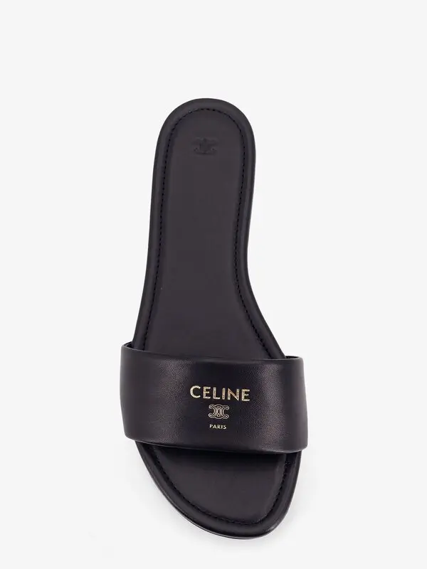 Celine Coast Mule Leather Sandals