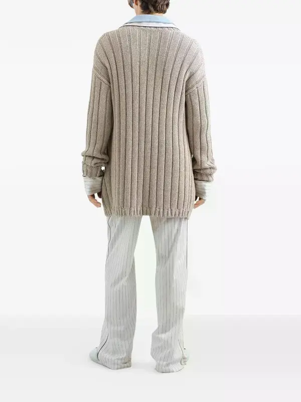 Dolce & Gabbana Striped Cotton Poplin Trousers