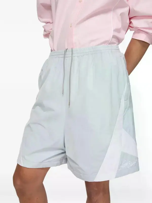 Acne Studios Panelled Organic Cotton Shorts
