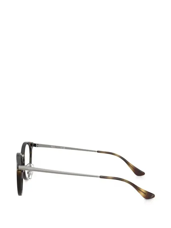 Ray-ban Round Frame Eyeglasses - Brown