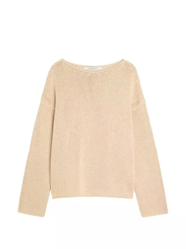 Another Tomorrow Boat-neck Sweater