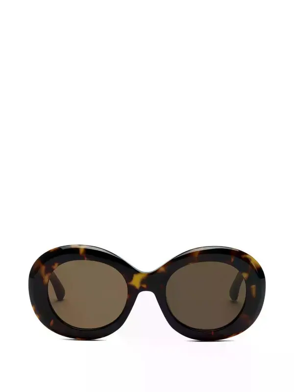 AMI Paris De Coeur Sunglasses - Brown