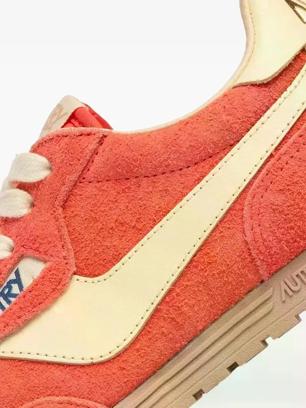 AUTRY Windspin Suede Sneakers - Orange