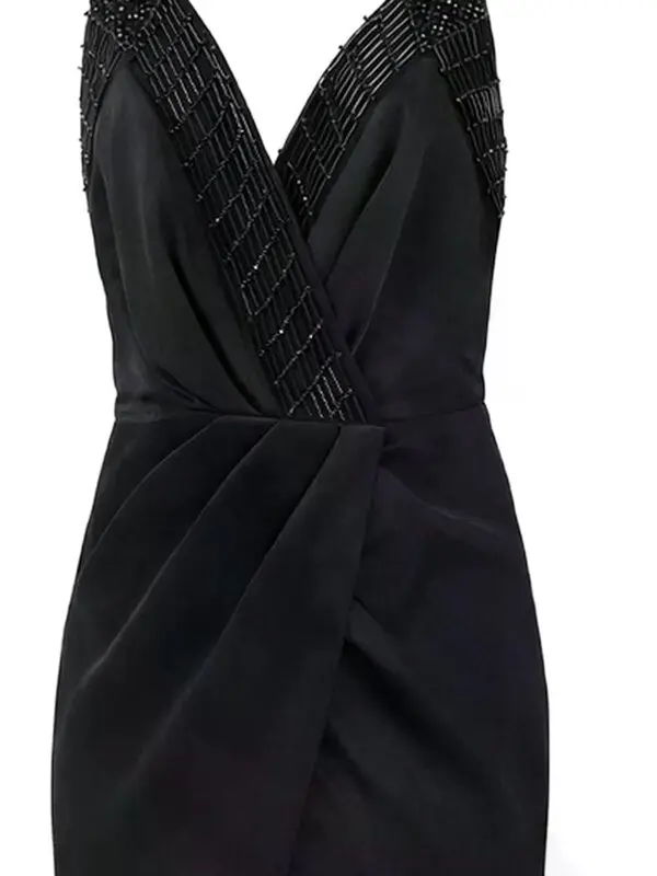 Elisabetta Franchi Beaded Sleeveless Dress