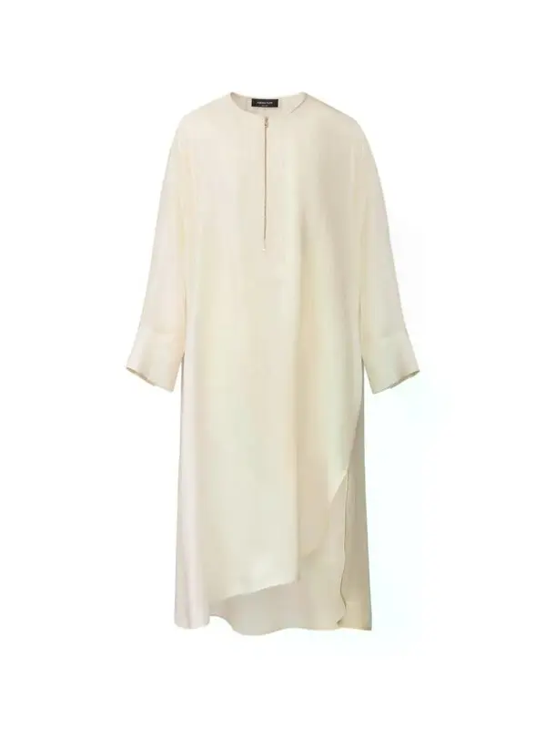 Fabiana Filippi Zip Asymmetric Midi Dress