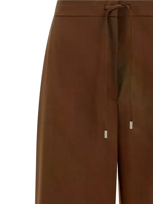 Max Mara Cortone Elasticated-waistband Trousers - Brown
