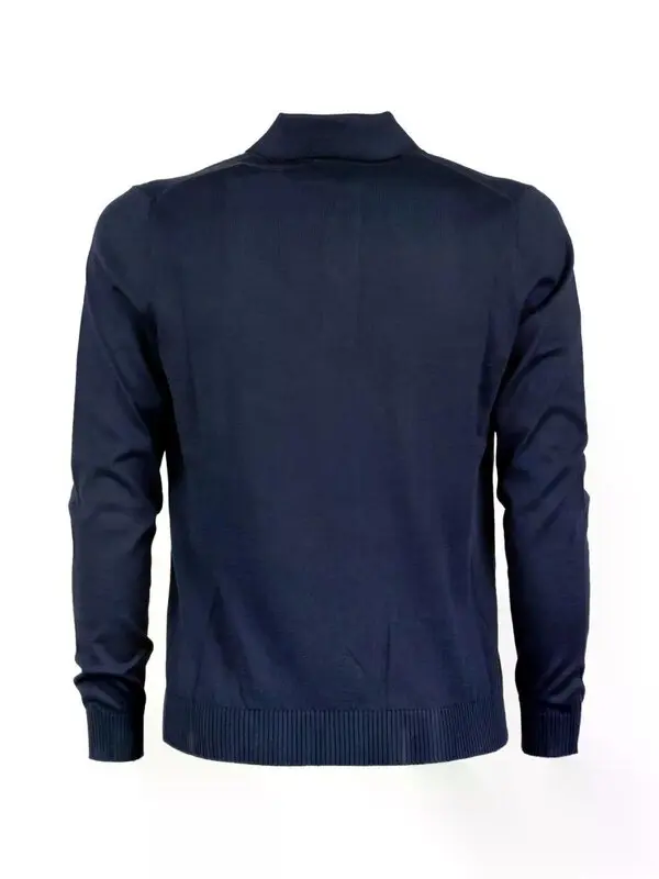 Malo Buttoned Long-sleeve Polo Shirt