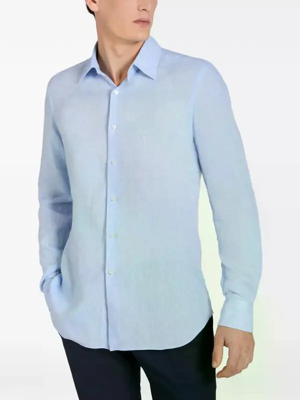 SLOWEAR Linen Shirt - Blue