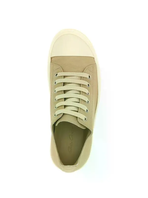 Rick Owens Lace-up Toe-cap Sneakers - Neutrals
