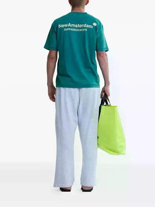 NEW AMSTERDAM SURF ASSOCIATION Surf Association Logo T-shirt - Green
