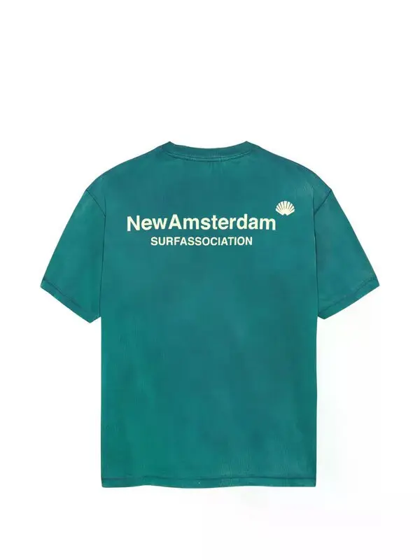 NEW AMSTERDAM SURF ASSOCIATION Surf Association Logo T-shirt - Green