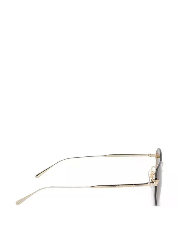 Montblanc Rimless Round-shape Sunglasses