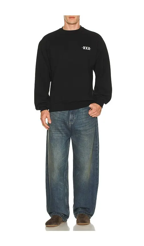 BORN X RAISED Unconditional Love Crew Neck Sweatshirt