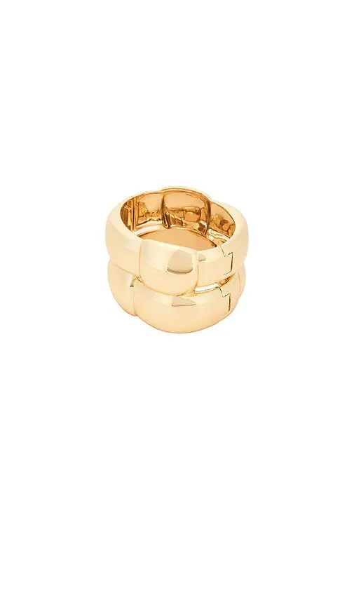 Jenny Bird Mega Woven Square Bangle