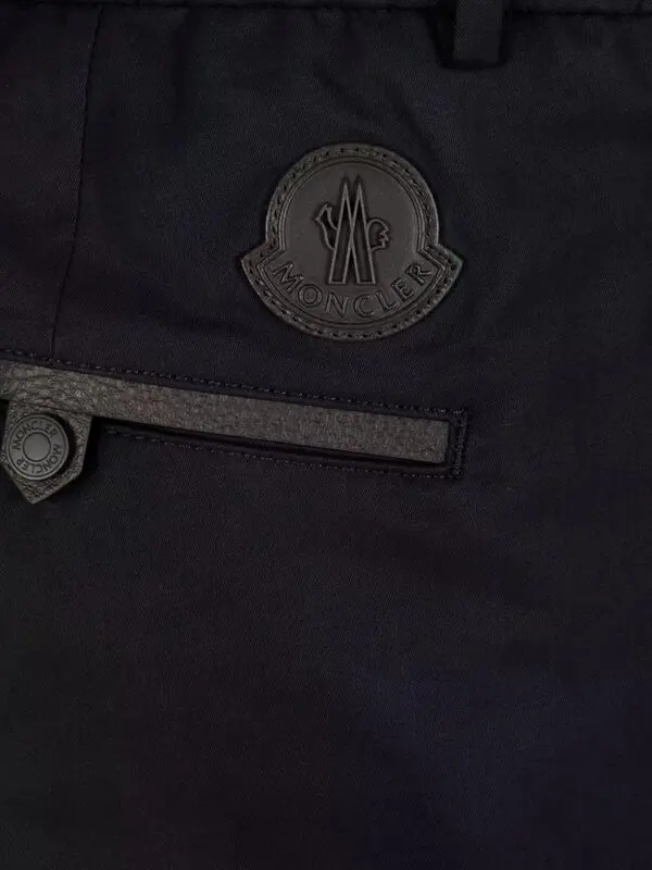 Moncler Logo-patch Cotton Trousers