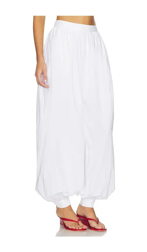ROTATE BY BIRGER CHRISTENSEN Balloon Pleated Pants In White