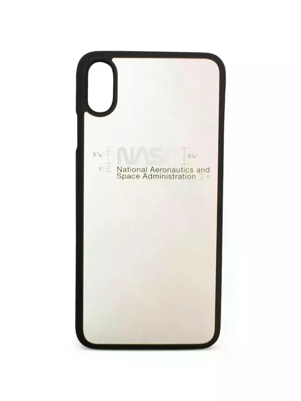 Heron Preston X Nasa Printed Iphone Xr Phone Case - Black