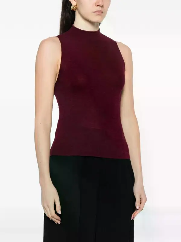 Eric Bompard Knitted Sleeveless Top