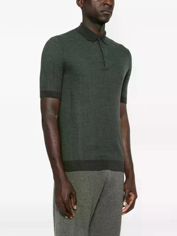 Eric Bompard Ribbed Polo Shirt